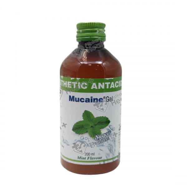 Mucaine Gel Mint Syrup 200 ML – Ak Medical Hall